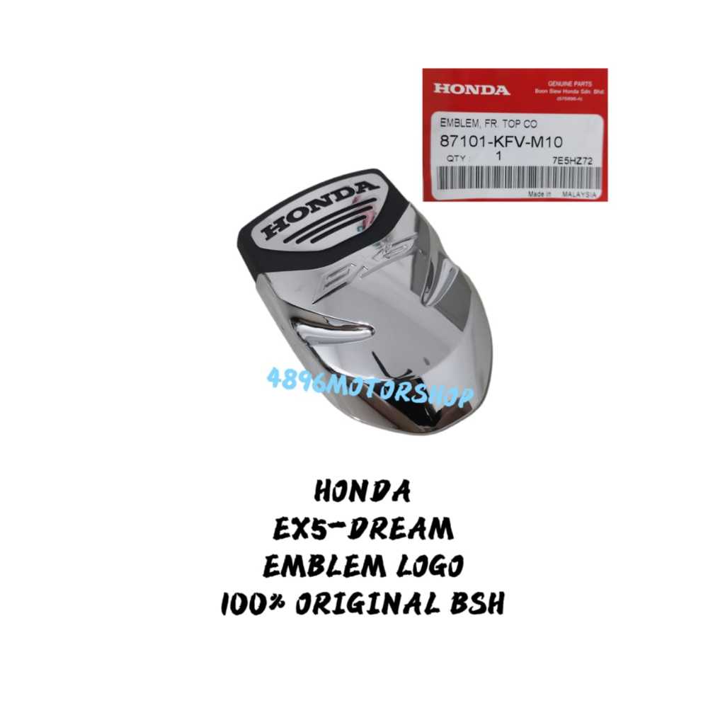 100% ORIGINAL BSH HONDA EX5 HIGH POWER DREAM HORN EMBLEM LOGO 87101-KFV-M10 | Shopee Malaysia