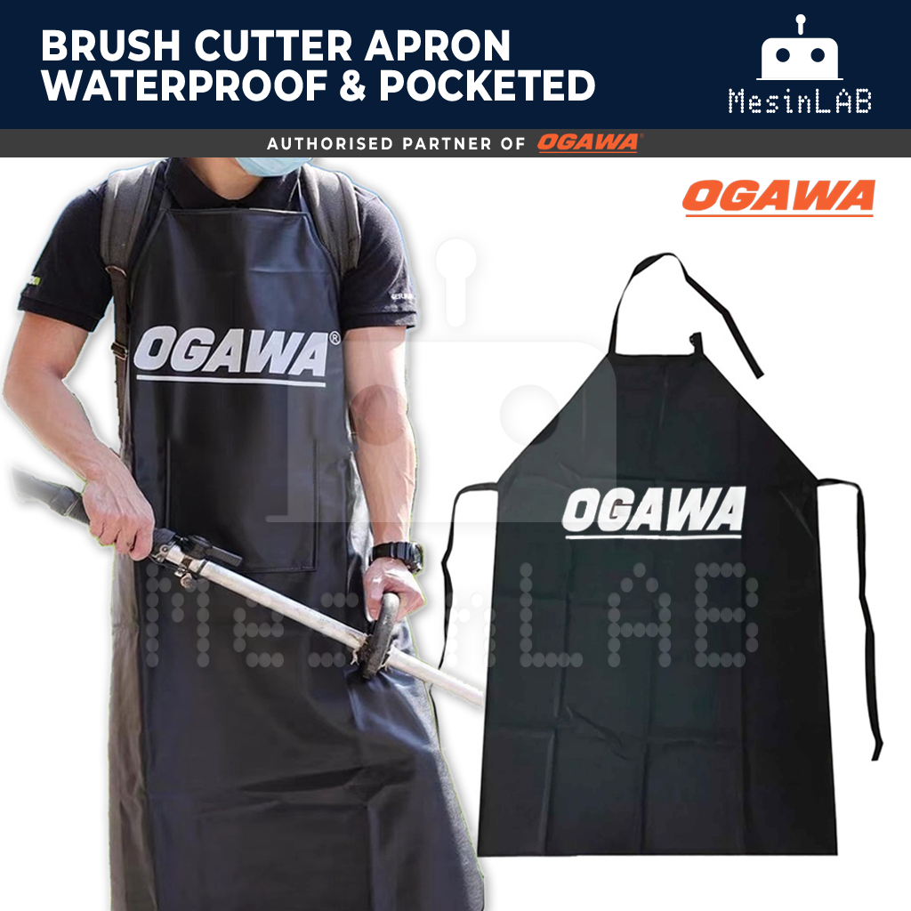 Ogawa Brush Cutter Apron | Baju Mesin Rumput Tebal | Waterproof ...