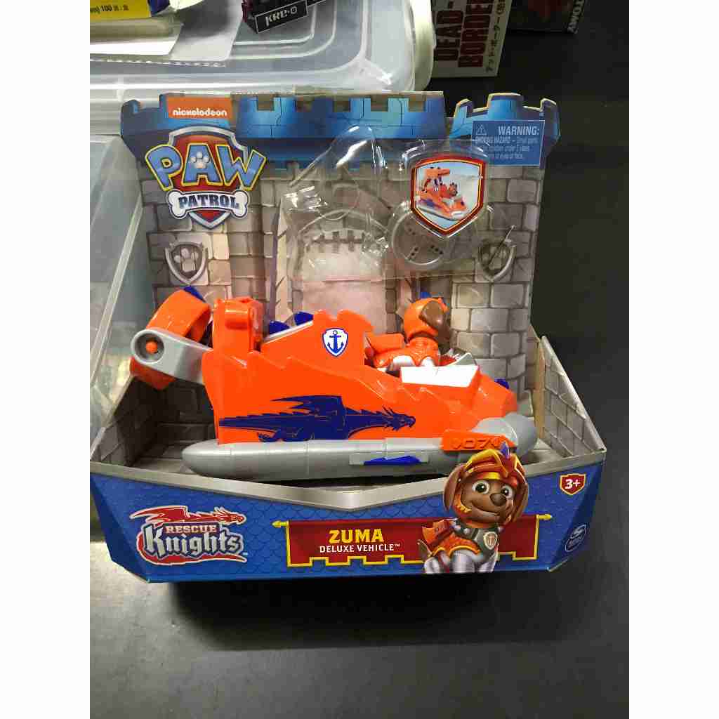 Spin Master Paw Patrol Rescue Knights Zuma USED like new condition ...