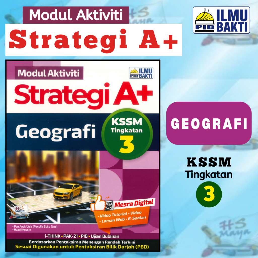 [Buku Latihan] MODUL AKTIVITI STRATEGI A+ 2024 GEOGRAFI TINGKATAN 3 KSSM | Shopee Malaysia