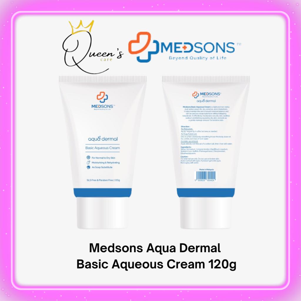 Medsons Basic Aqueous Cream 120g (Expiry: 7/2026) | Shopee Malaysia