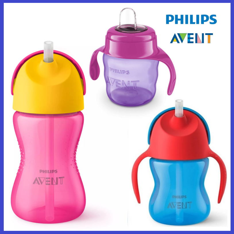 Philips Avent Straw Cup (Dinosaur) 7Ooz/ 9oz / Soft Spout Cup (7oz ...