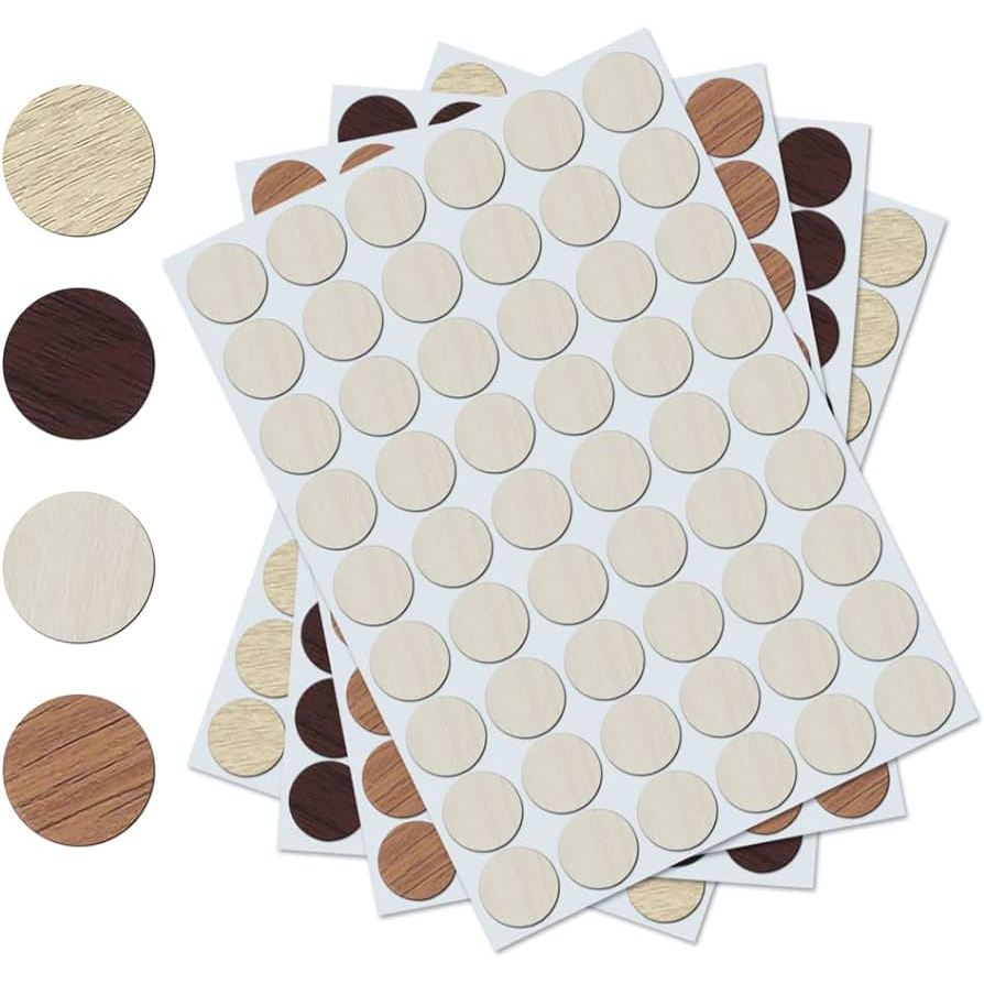 6Dots PVC 21MM Self Adhesive Sticker Screw Hole Sticker Beauty Sticker ...