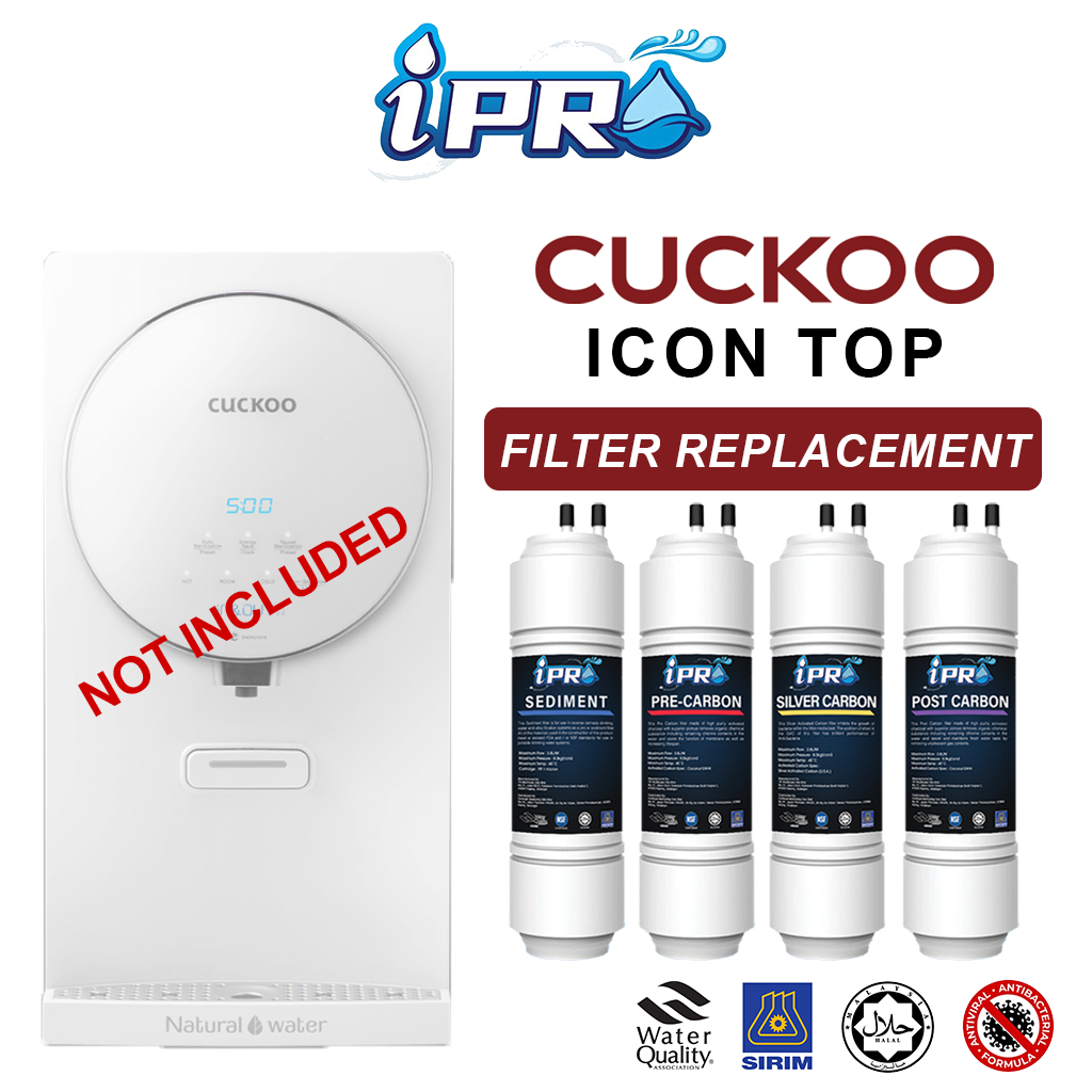 Cuckoo Icon Top OEM IPRO Water Filter Replacement Catridge ( 4 pcs ...