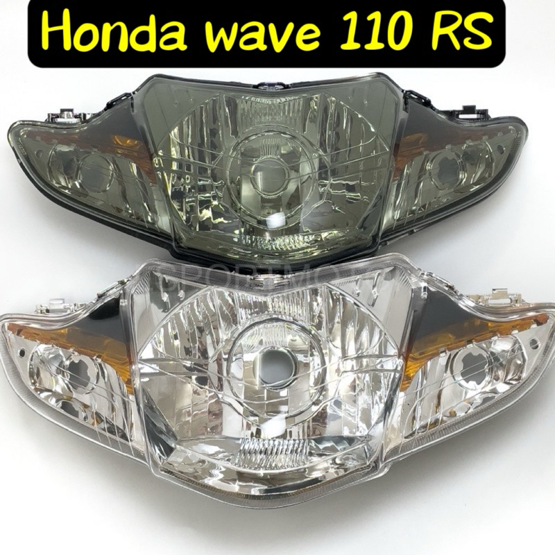 HONDA WAVE110 RS HEAD LAMP HEAD LIGHT LAMPU DEPAN WAVE 110 RS WAVE110RS ...