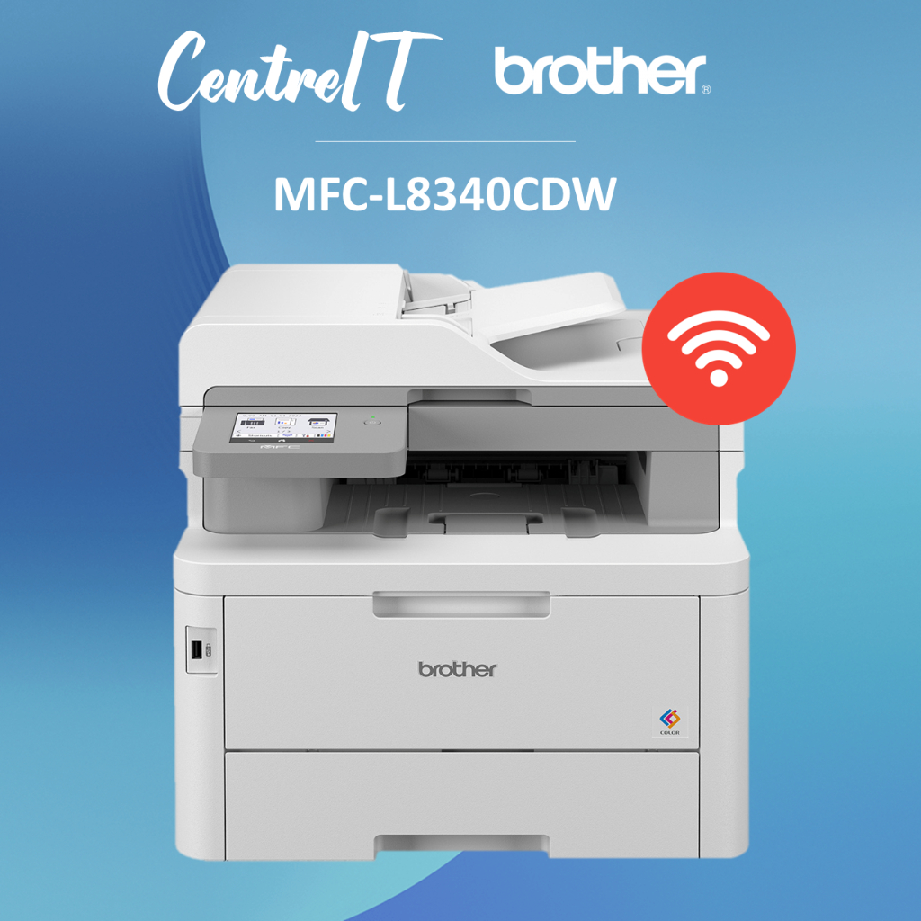 Brother Colour LED Laserjet Printer MFC-L8340CDW A4 Wireless 3IN1 | ADF ...