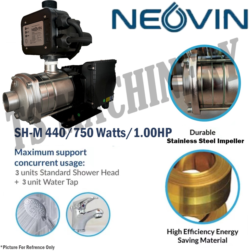 [𝐎𝐫𝐢𝐠𝐢𝐧𝐚𝐥]Neovin Automatic Home Booster Water Pump SH-M230 0.5HP SHM240 ...