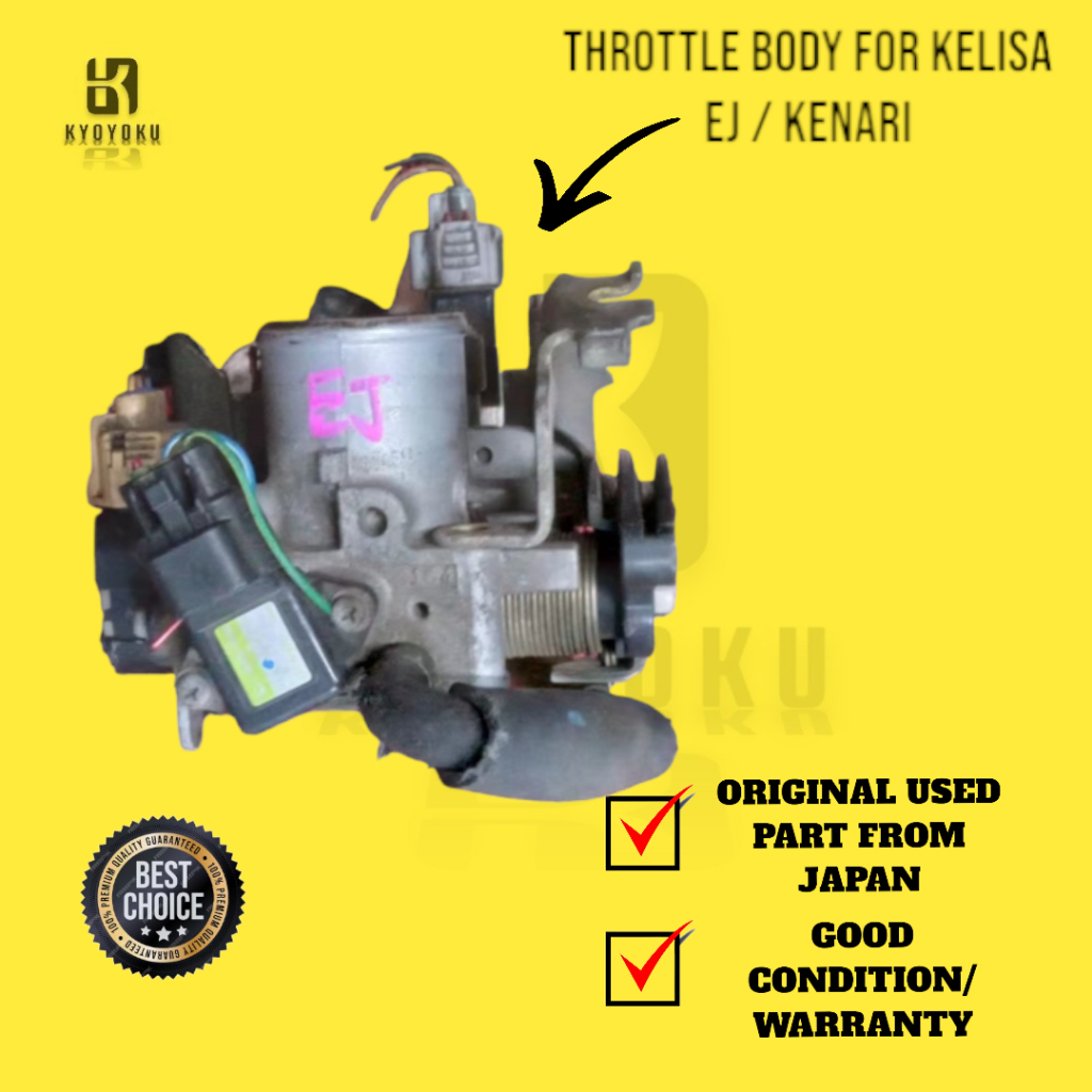 THROTTLE BODY For KELISA EJ / KENARI HALFCUT JAPAN | Shopee Malaysia