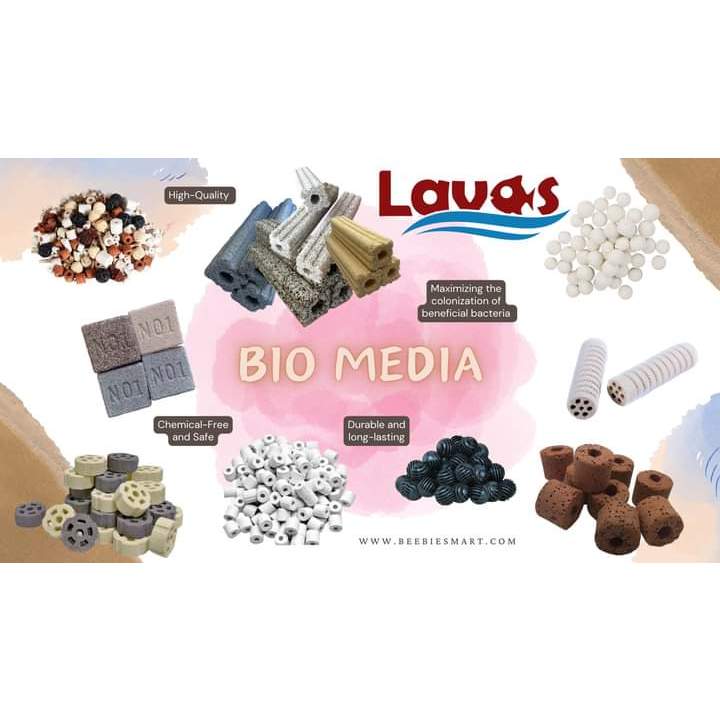 🔥Ready Stock🔥 LAVAS Aquarium Fish Tank Red Bio Ring Bio Ball Lava Rock ...