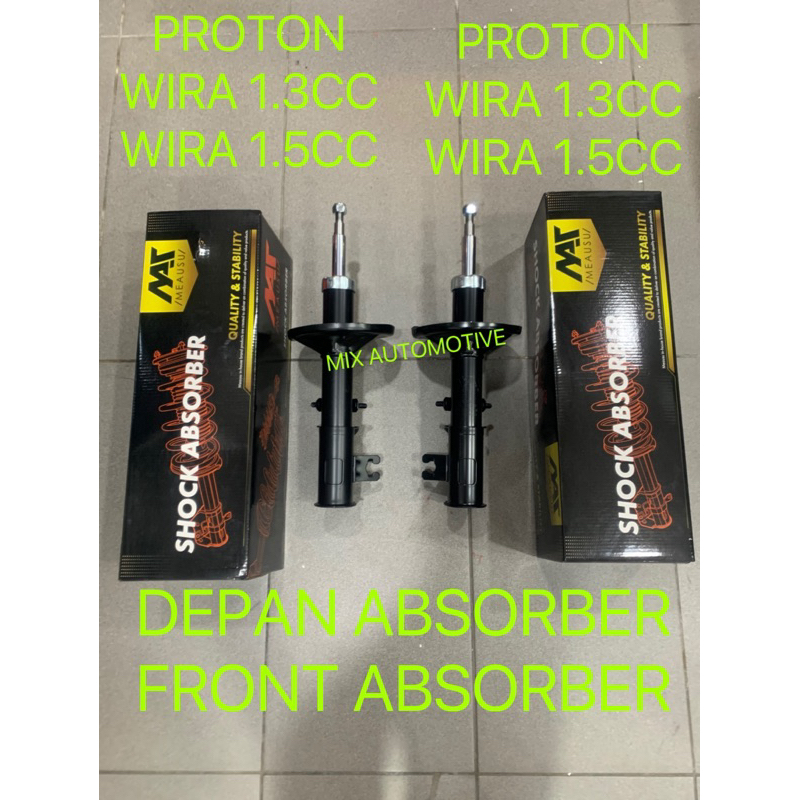 ( MEAUSU BRANDED ) PROTON WIRA 1.3 WIRA 1.5 C97 C98 FRONT DEPAN KIRI DAN KANAN ABSORBER ( GAS ...