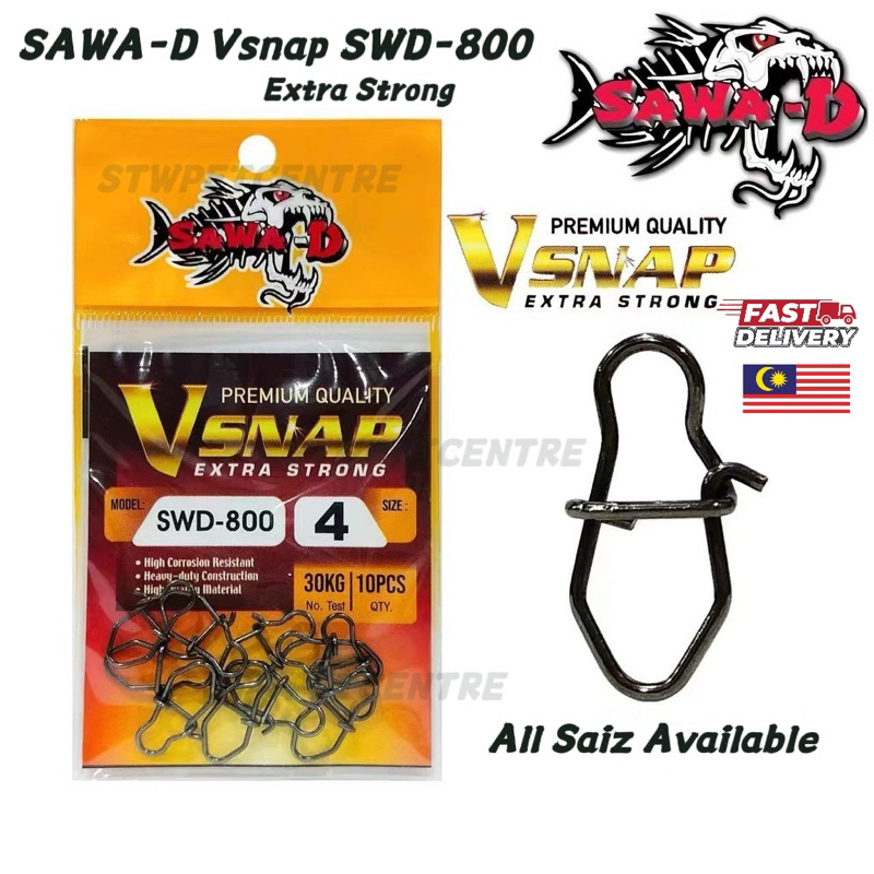 SAWA-D V SNAP EXTRA STRONG SNAP (SWD-800) SAWA D Sawad VSnap | Shopee ...