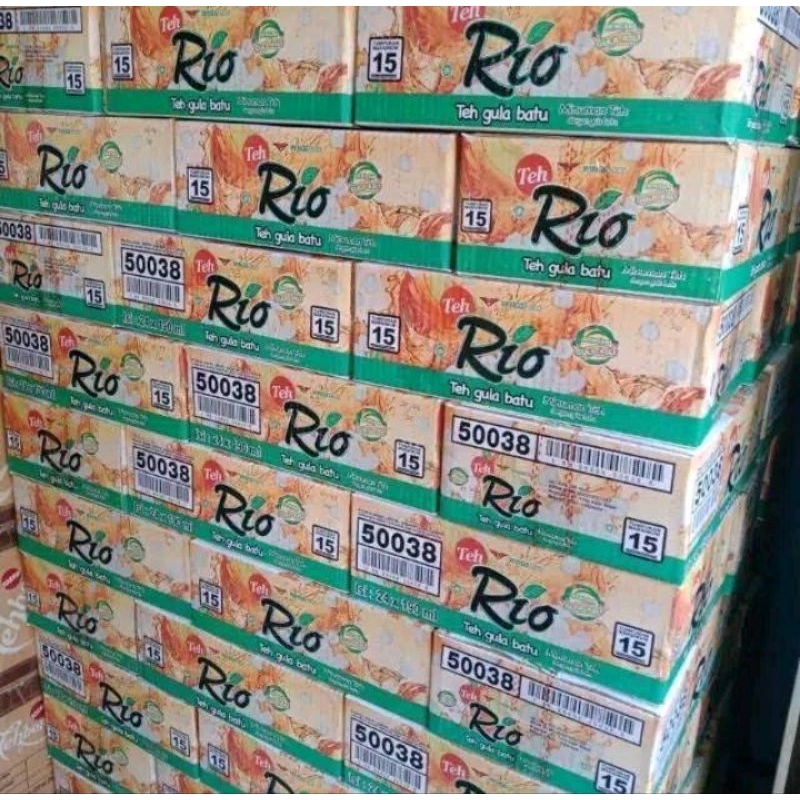Teh Rio Gula Batu Minuman Segar 180ml 1 karton 24pcs | Shopee Malaysia