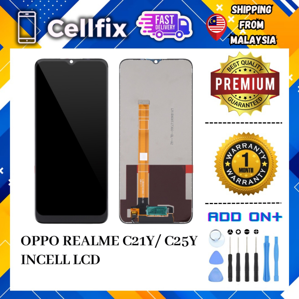 OPPO REALME C21Y/ C25Y ORIGINAL RMX3261 RMX3263 RMX3265 RMX3268 RMX3269 COMPATIBLE LCD DISPLAY ...