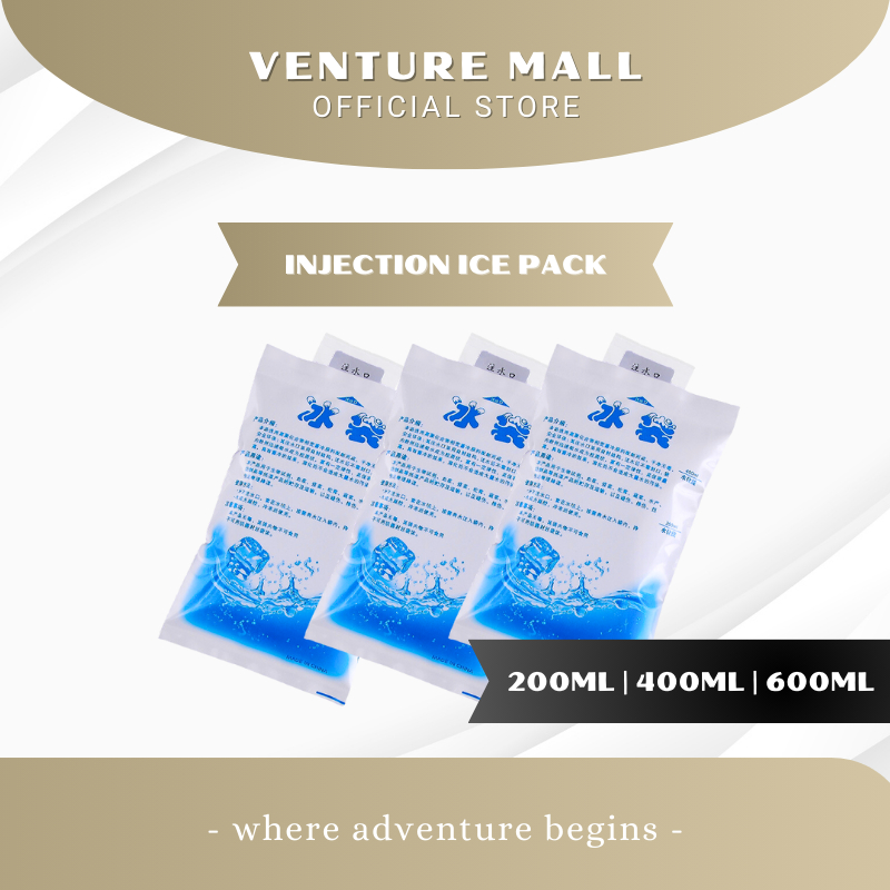200ml/400ml/600ml Reuseable Ice Pack Water Injection Cooler Pack Ice ...