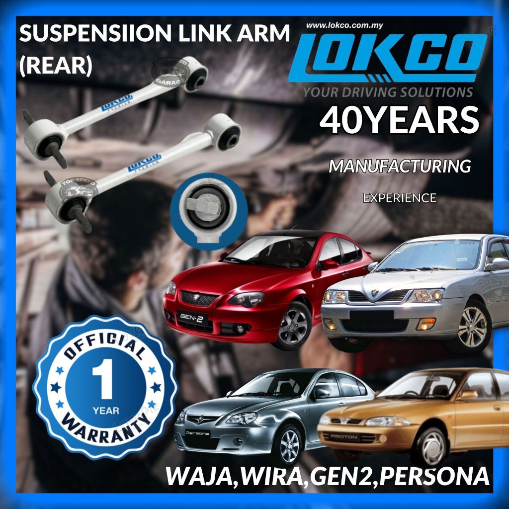 LOKCO Premium Heavy Duty Suspension ARM(Tulang Anjing) LONG Proton Waja ...