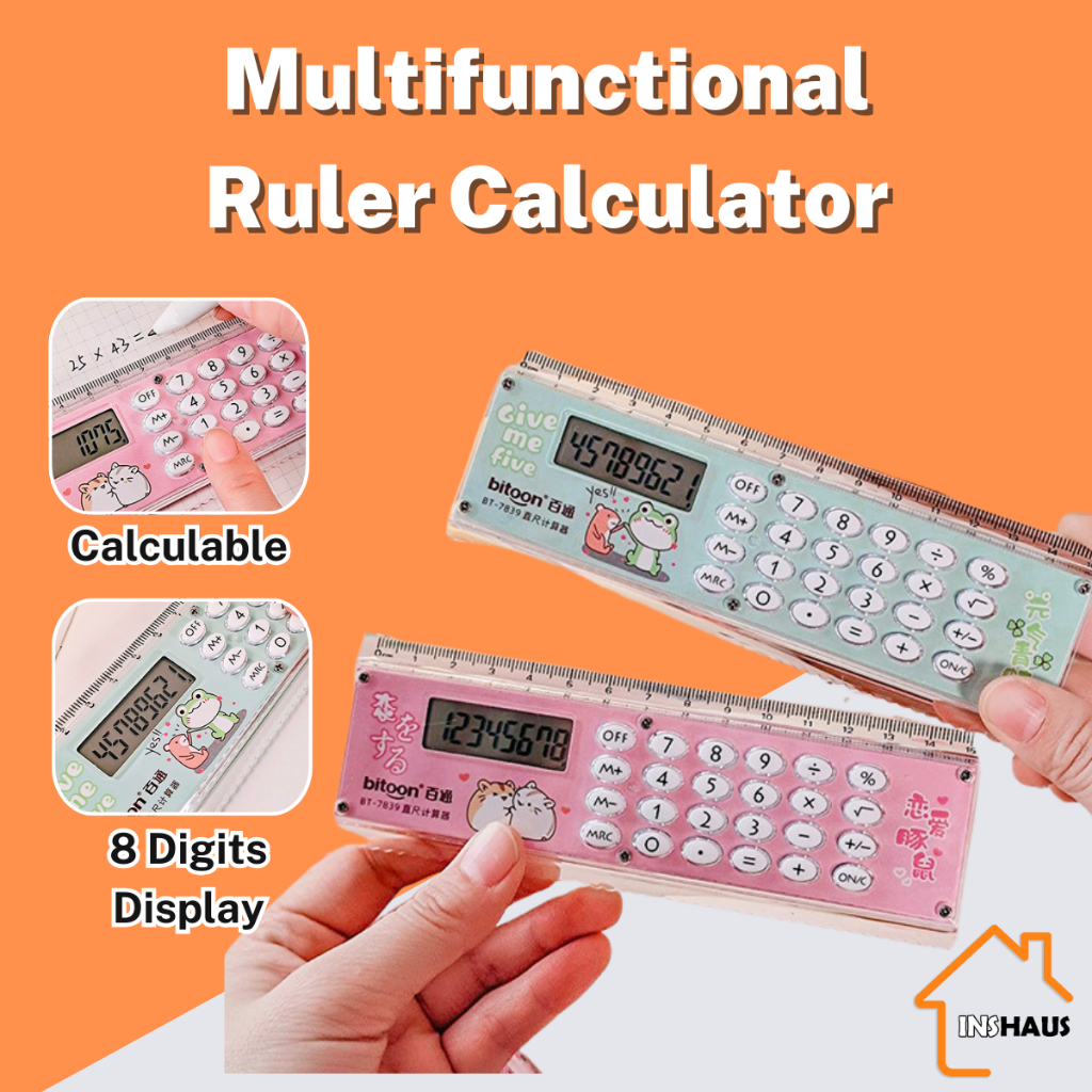 INSHAUS Korean Creative Ruler Dual-use Multifunctional Ruler with ...