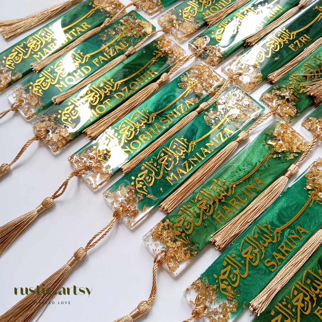 Resin Bookmark | Quran Bookmark | Resin Epoxy | Penanda Al-quran by ...