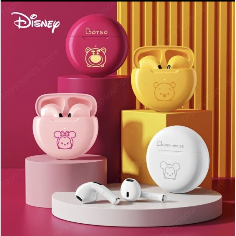DISNEY PRO 6 TWS Wireless Bluetooth Earphone Touch Control 9D Stereo ...