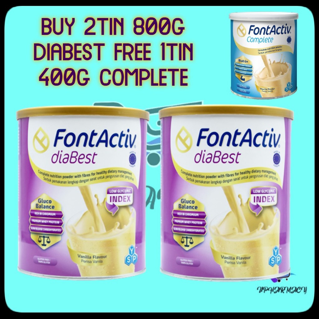 Fontactiv Diabest Diabetes Milk with Chromium 800g | Shopee Malaysia