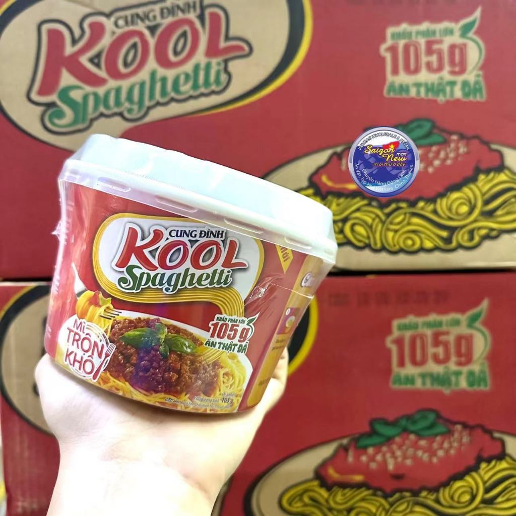 Cung Dinh Kool Spaghetti - Mi Tron Kho 105g (1Box x 12unit) | Shopee ...