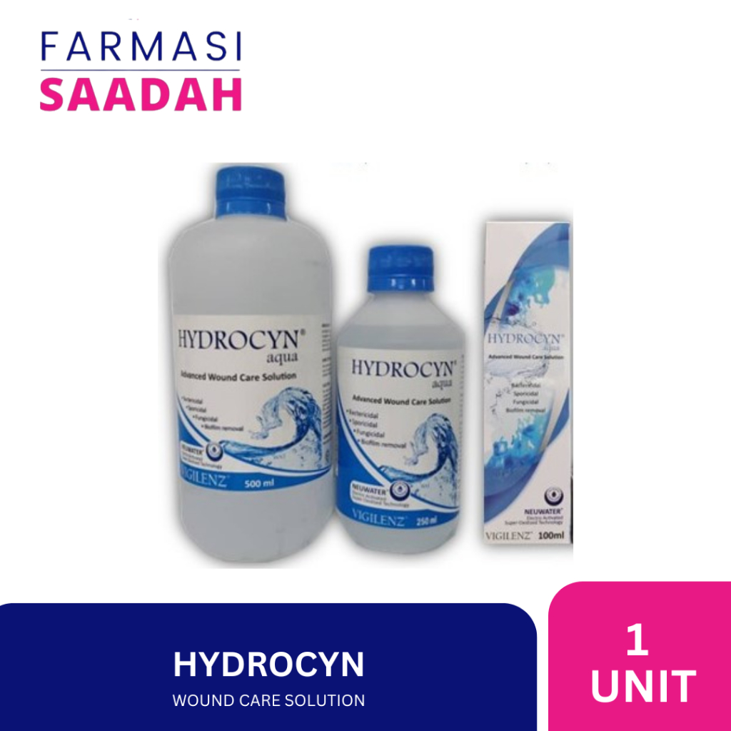 Hydrocyn Aqua Wound Care Solution (100ml / 500ml) | Shopee Malaysia