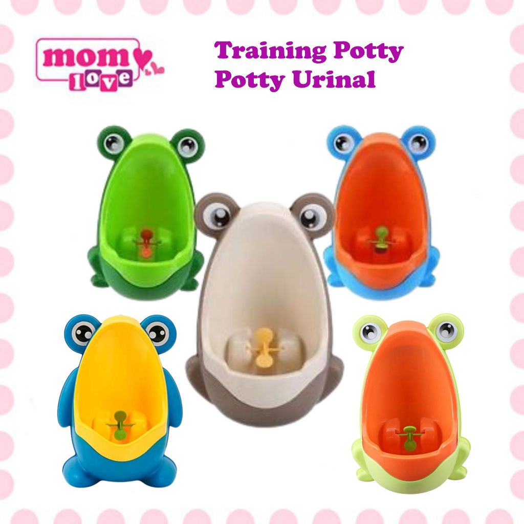 Baby Boy Frog Potty Urinal / Child Training Potty / Kid Toilet Trainer ...