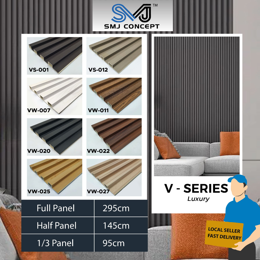 SMJ Ser-V Fluted Wall Panel BFC Panel Wall Panel Fluted Wall Panel PVC ...