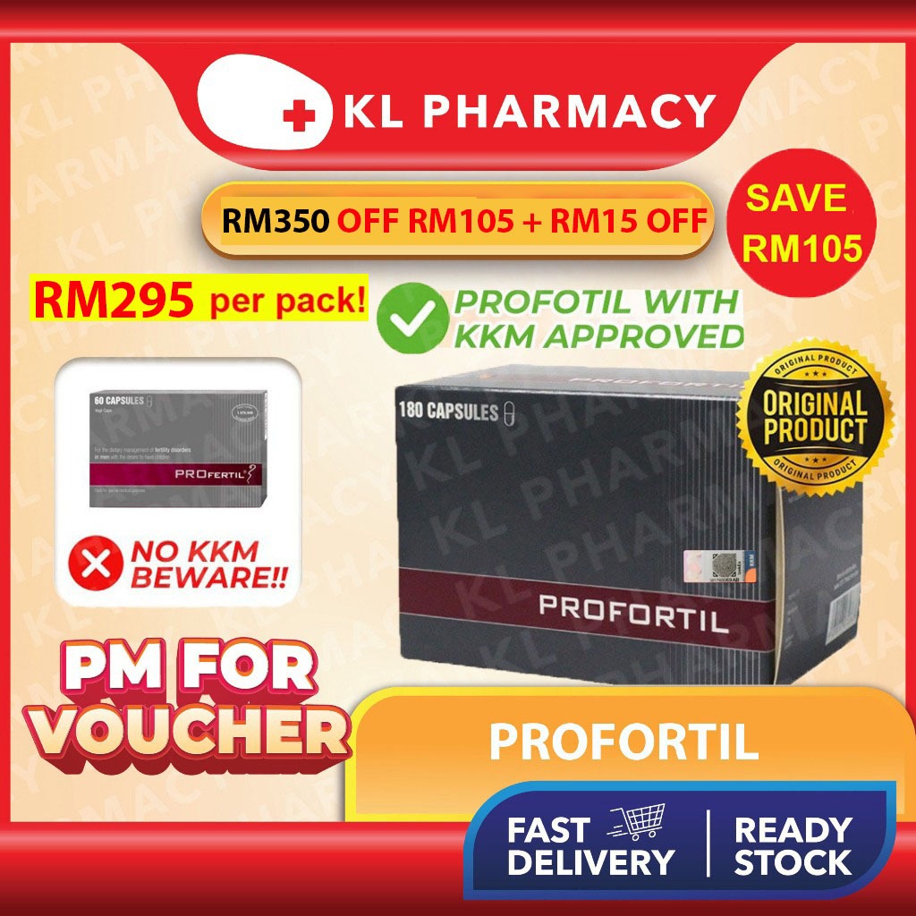 PROFORTIL 20 Capsules / (60 Capsules )- Improvement of sperm quality ...