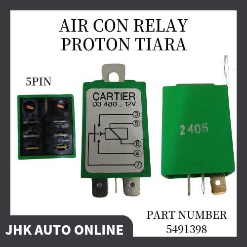 PROTON TIARA RELAY AIR COND ORIGINAL 5491398 MADE IN MALAYSIA | Shopee ...