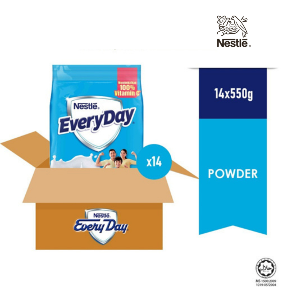 Nestle Everyday Milk Powder 550g x 14 packets (Bulk) | Shopee Malaysia
