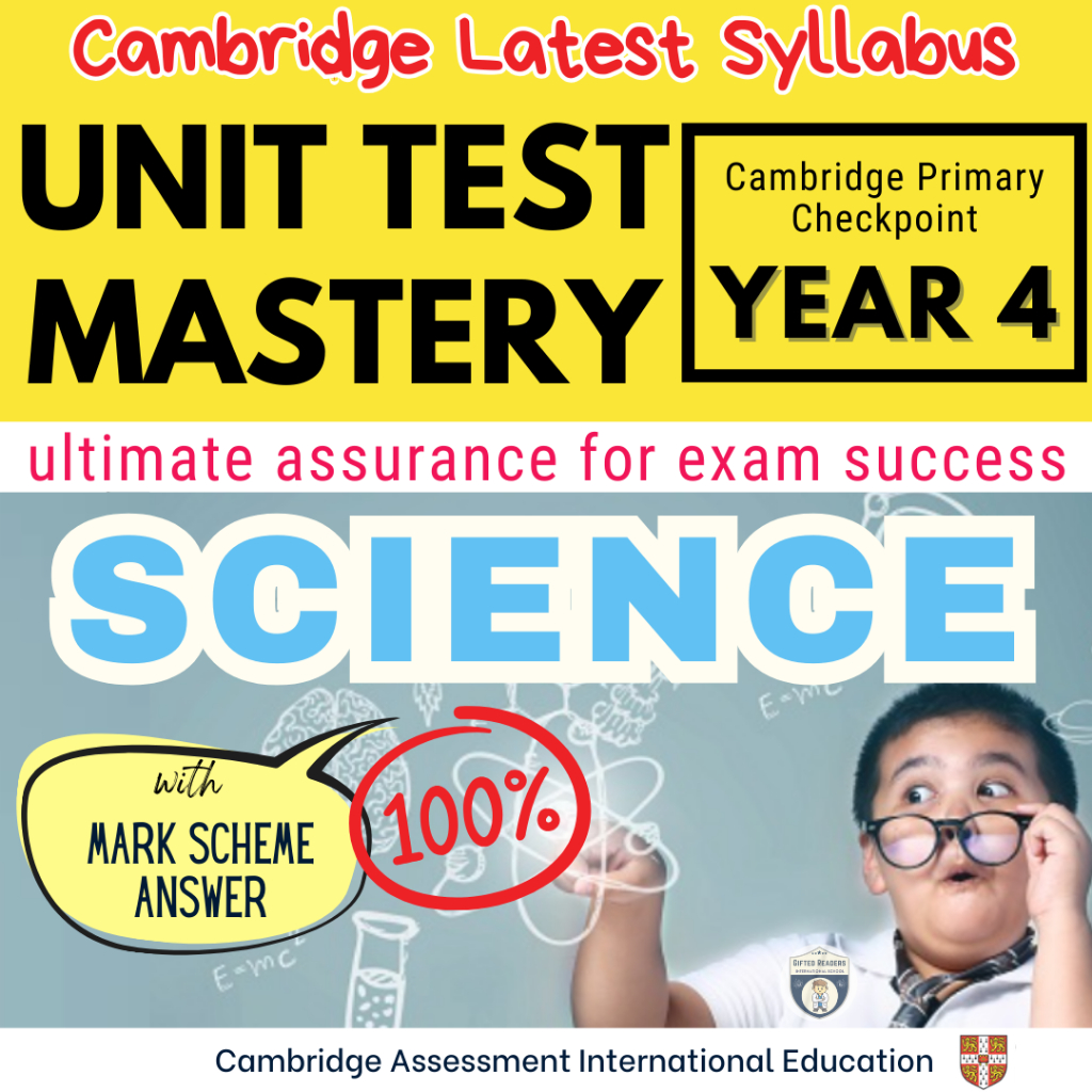 10 Cambridge Primary Checkpoint Year 4 Science Topical Test Paper ...