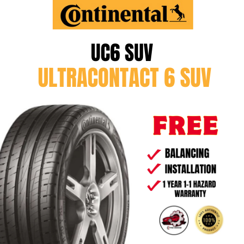CONTINENTAL ULTRA CONTACT 6 SUV (CONTI UC6 SUV) | Shopee Malaysia