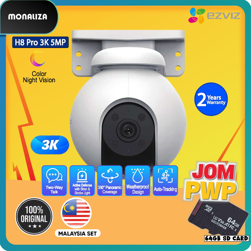 Ezviz H8 Pro 3K 5MP Smart Home Camera | Shopee Malaysia