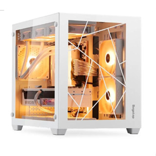 Segotep LUMI II BLACK / LUMI 2 WHITE MATX M-ATX PC Gaming Case Chassis ...