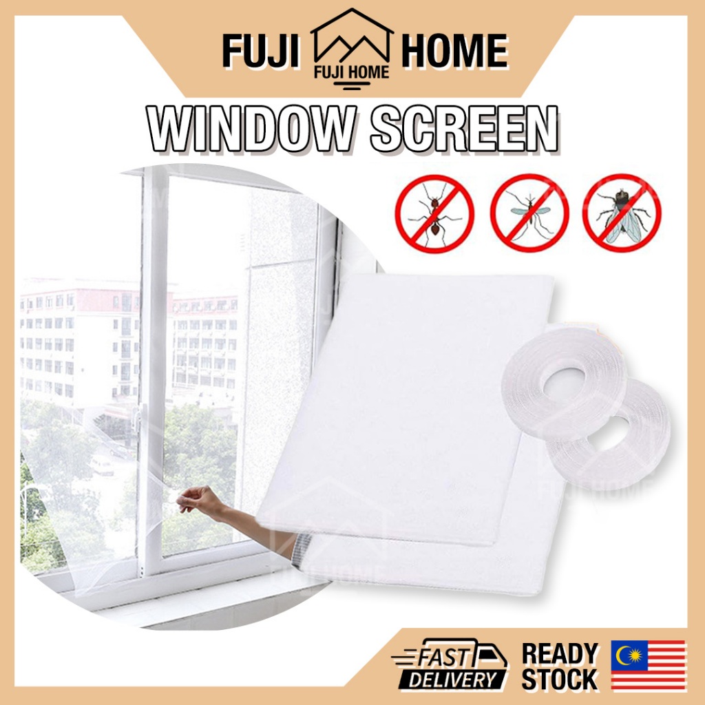 🏠READY STOCK🏠 High Quality Mosquito Net Self Adhesive Velcro Anti ...