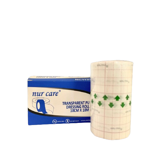 NUR CARE WOUND TRANSPARENT DRESSING PU ROLL 10X10M/1M | Shopee Malaysia