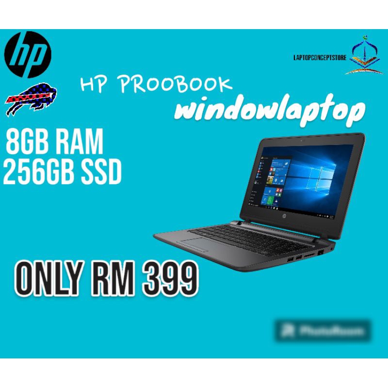 LAPTOP HP PROBOOK 11 G2 SLIM LAPTOP /11.6"INCH DISPLAY / 8GB RAM ...