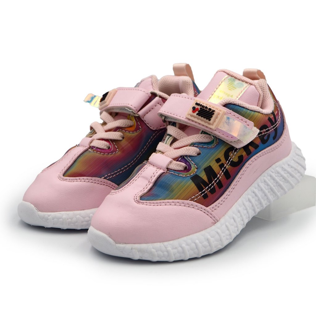 Girls Stylish School Shoes - Pink Color for Children Age 3 - 7 Years ...