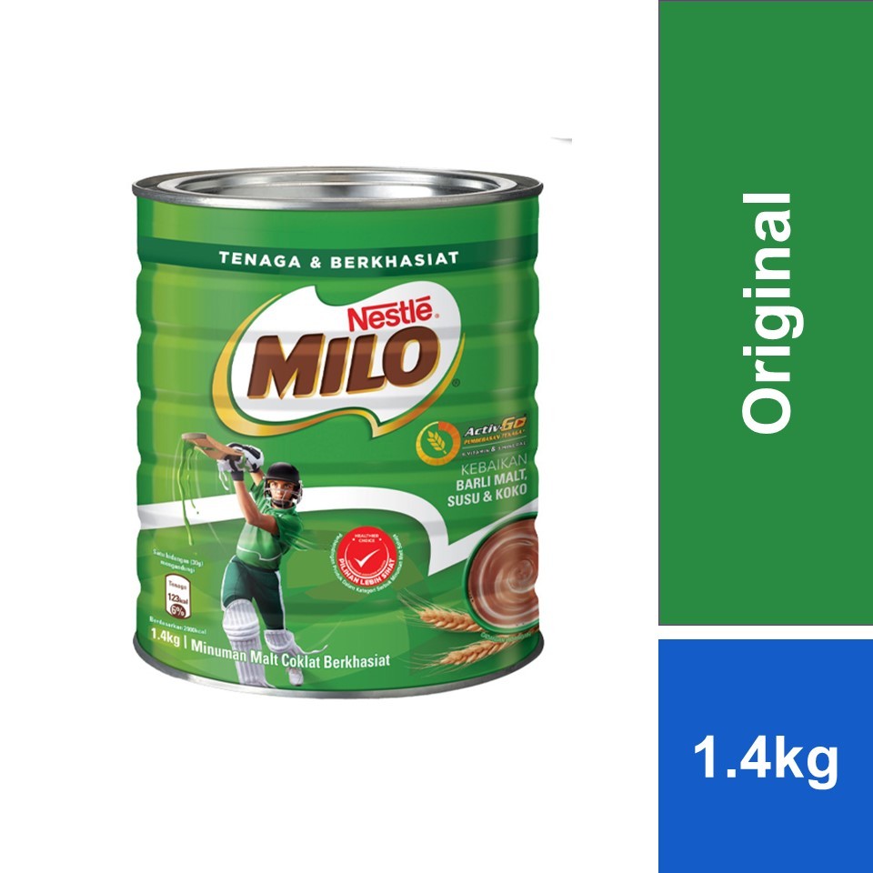 NESTLE Milo Activ-Go Tin 1.4kg (Halal) | Shopee Malaysia