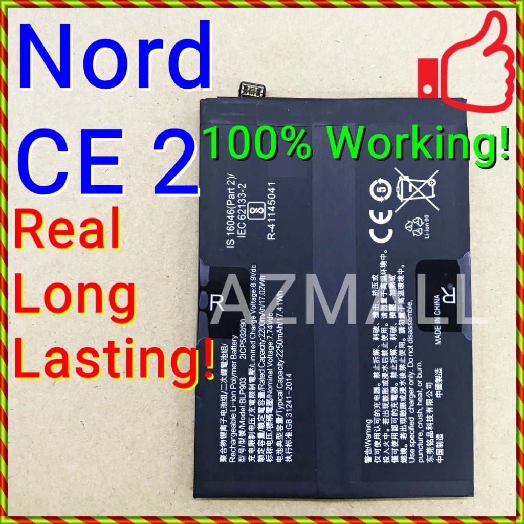 (65W Fast Charge) NEW ORI Long Lasting Stable Battery BLP903 for ...