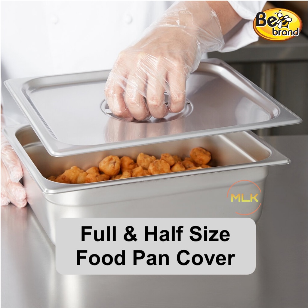 MLK 🔥 READY STOCK 🔥 Full & Half Size Food Pan Cover Stainless Steel ...