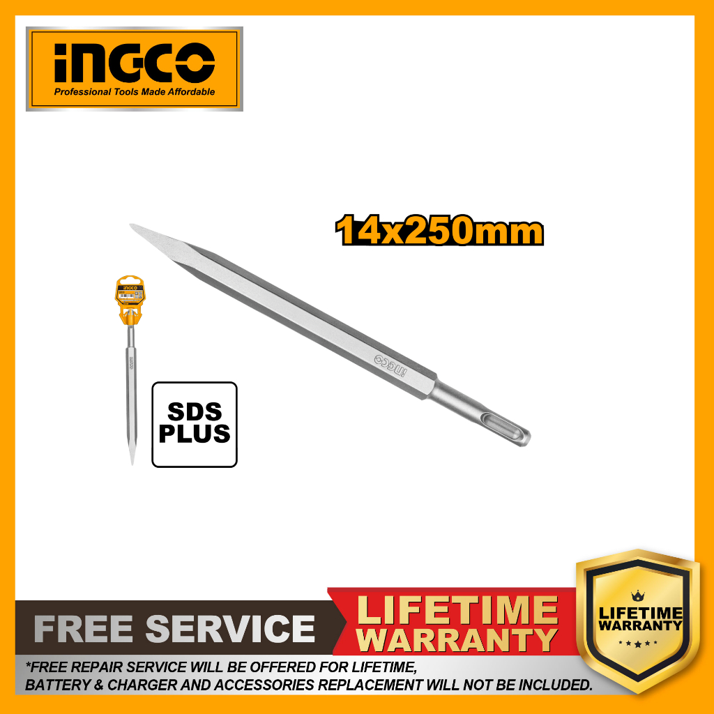 INGCO SDS-plus Chisel DBC0112501/DBC0122501 | Shopee Malaysia