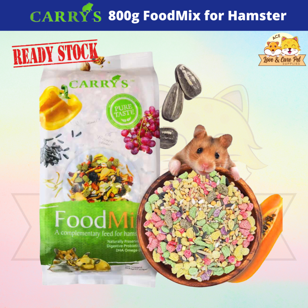 Carry's Food Mix Complementary Hamster Food 800g | Makanan Pelengkapan ...