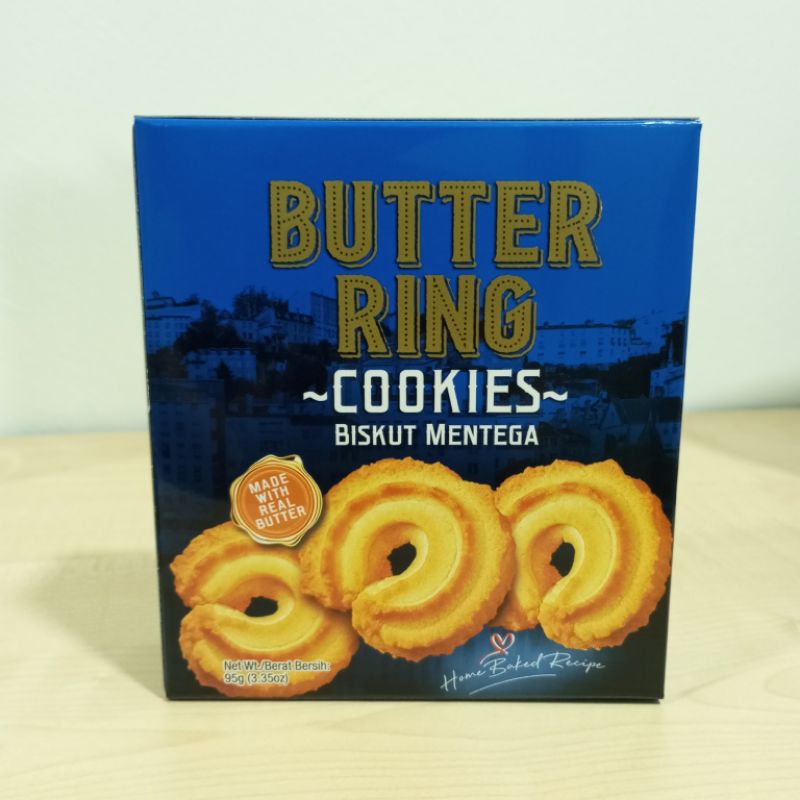 Biskut Butter Asli Butter Ring Cookies Kuih Raya Halal Jakim Ready Stock Ship Today | Shopee ...