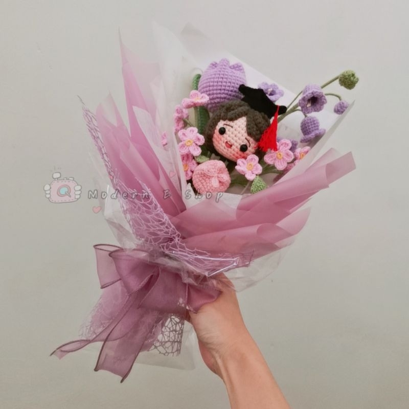 Crochet Flower Bouquet (Ready Stock) | Shopee Malaysia