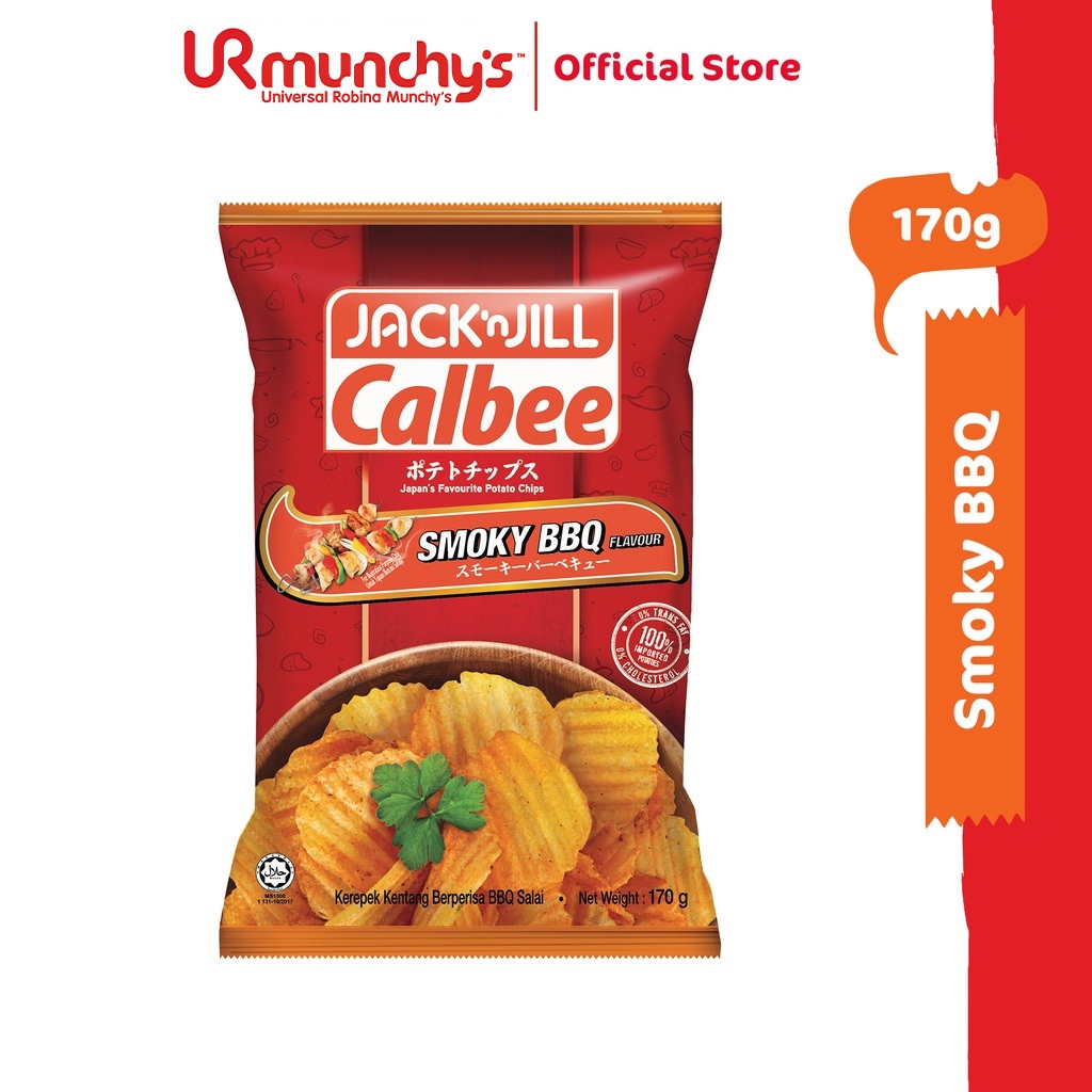 Jack ‘n Jill Calbee - Smoky BBQ (170g) | Shopee Malaysia