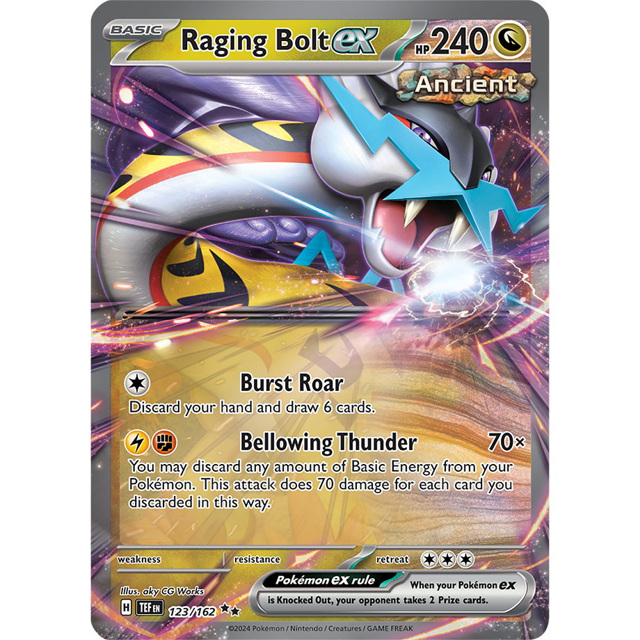 Pokemon TCG SV05 Raging Bolt ex - 123/162 - Ultra Rarev (en) | Shopee ...
