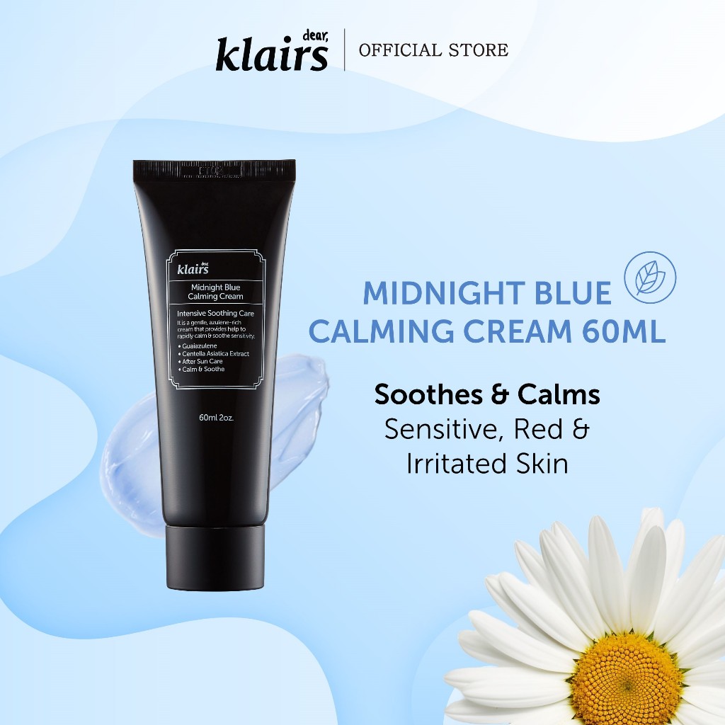 Dear Klairs Midnight Blue Calming Cream (60ml) [EXP: 01/2026] | Shopee ...