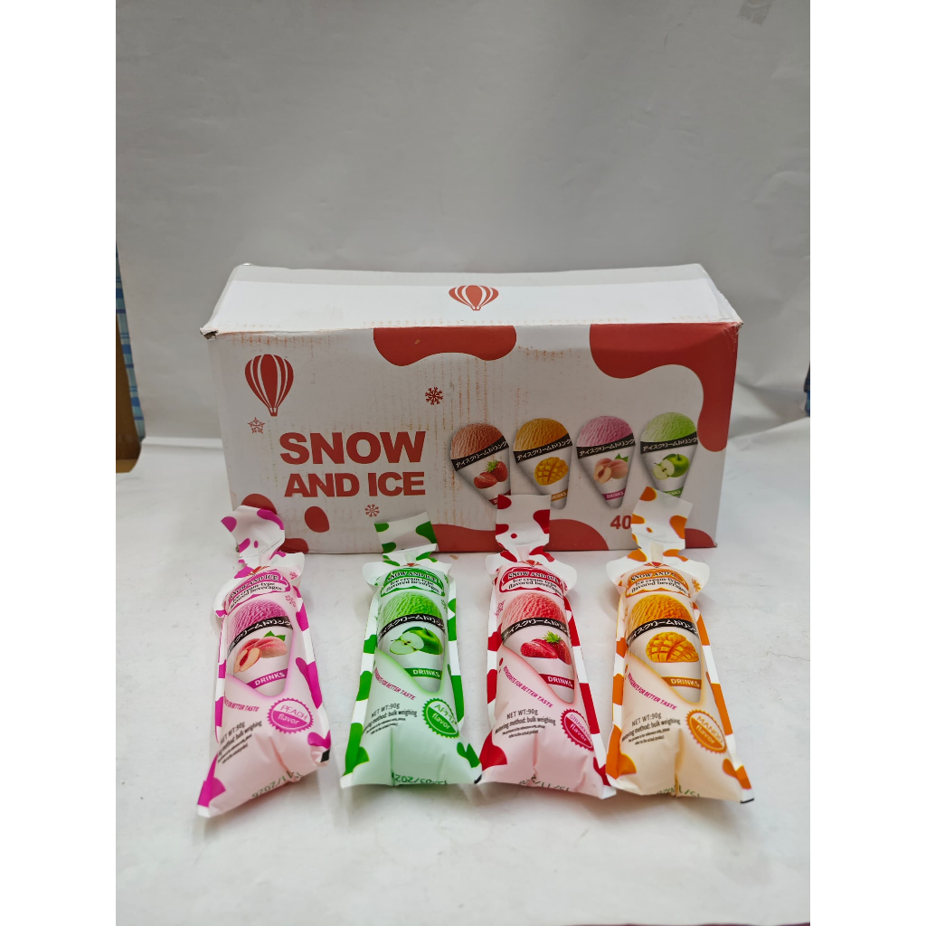 [VIRAL] 40PCS JELLY SNOW AND ICE CREAM POPSICLE ±90G (APPLE ...