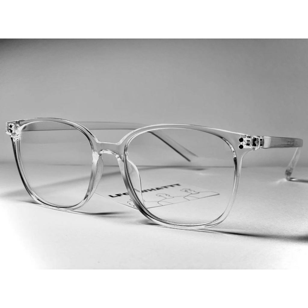 Transparent frame clear lens Spec glasses transparent korean style ...